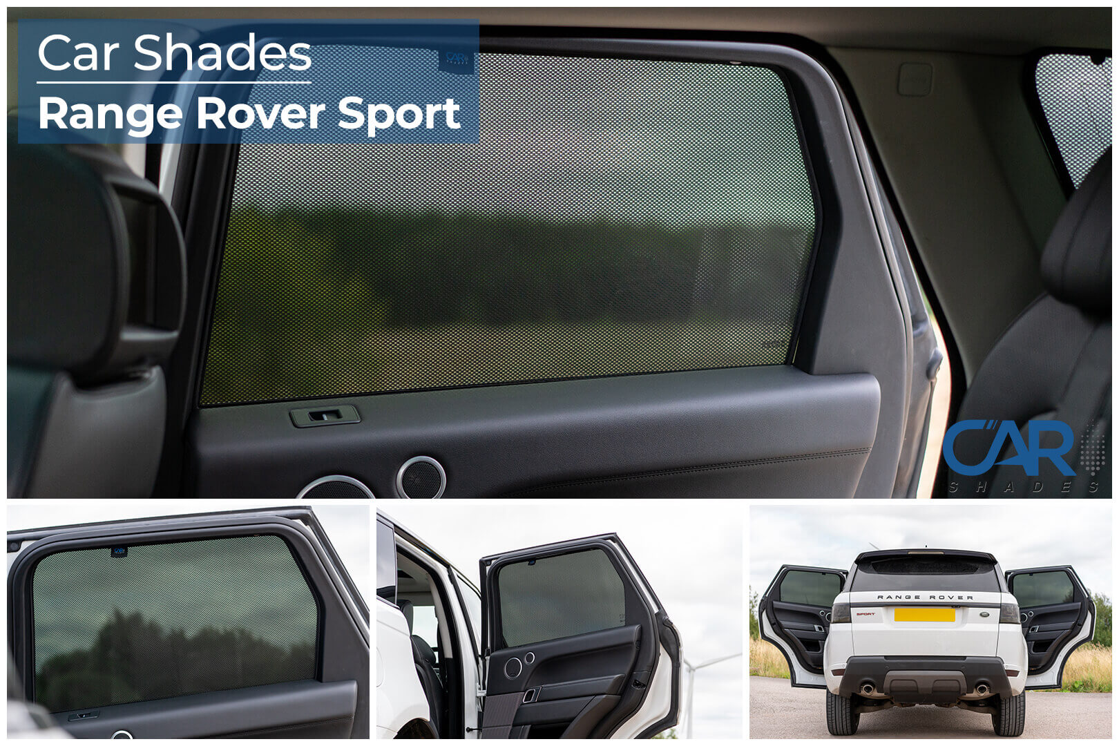 Car Shades Land Rover Range Rover Sport 5 door 13 Rear Door Set - Car ...