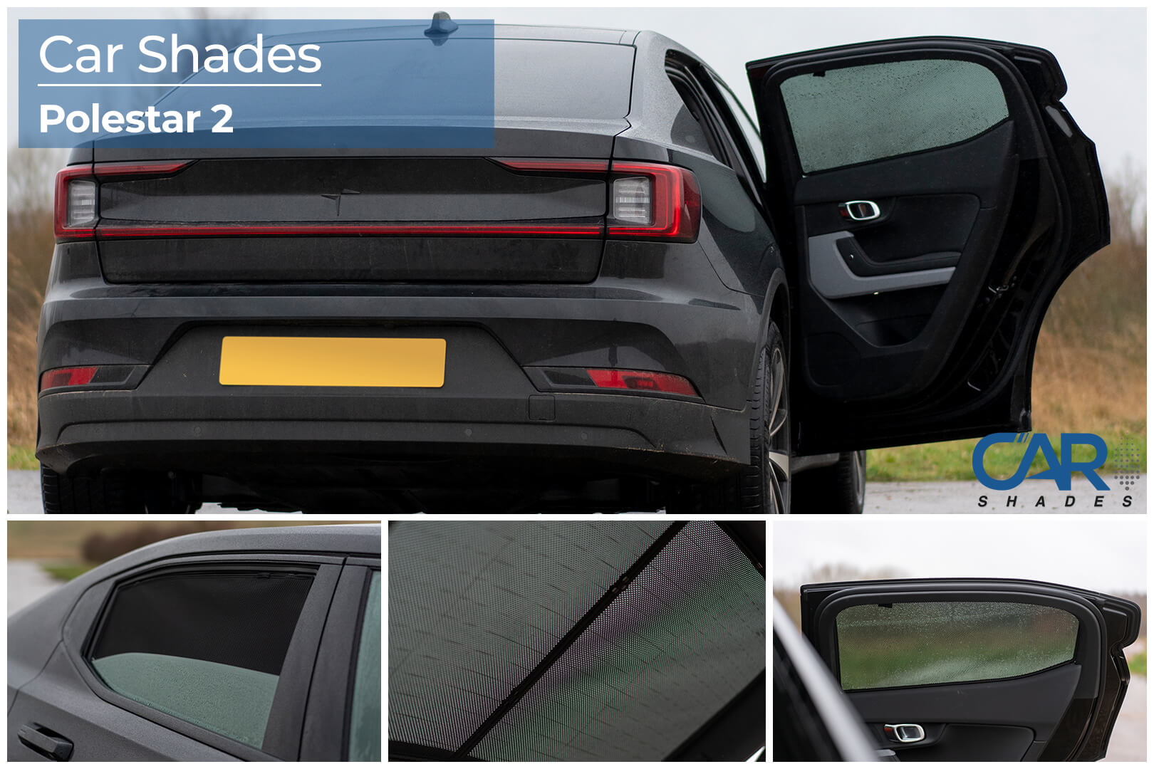 Car Shades - Polestar 2 2019 Full Rear Set - Car Shades